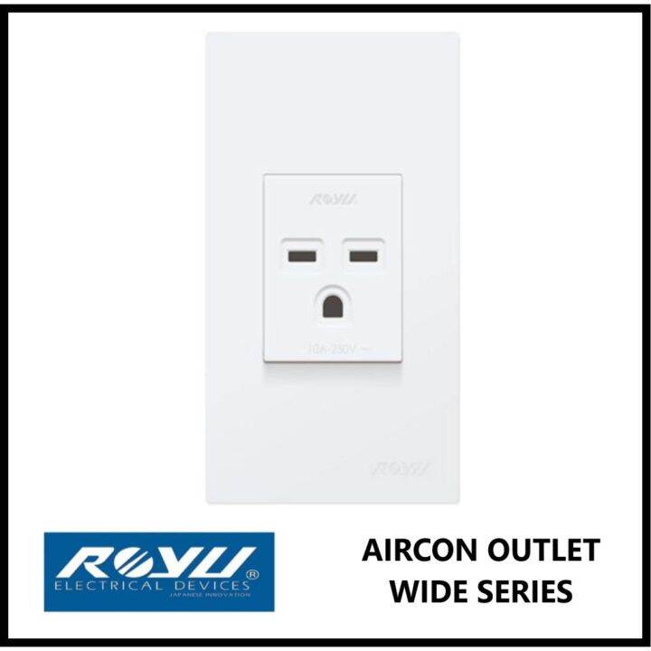 Royu Wide Series 1 Gang Aircon Outlet Set 20A | Lazada PH