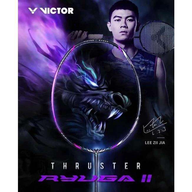 Victor Thruster Ryuga II/Ryuga2 Badminton Racket Original Strings ...