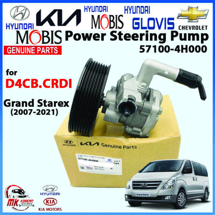 [GENUINE] Power Steering Pump for Grand Starex(2007-2021). D4CB.CRDI ...