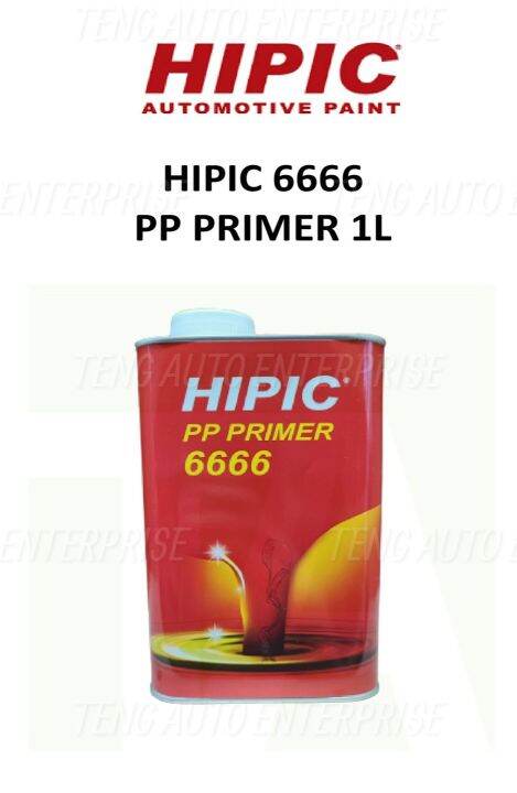 HIPIC 6666 PP PRIMER ( PLASTIC PRIMER ) 1L | Lazada