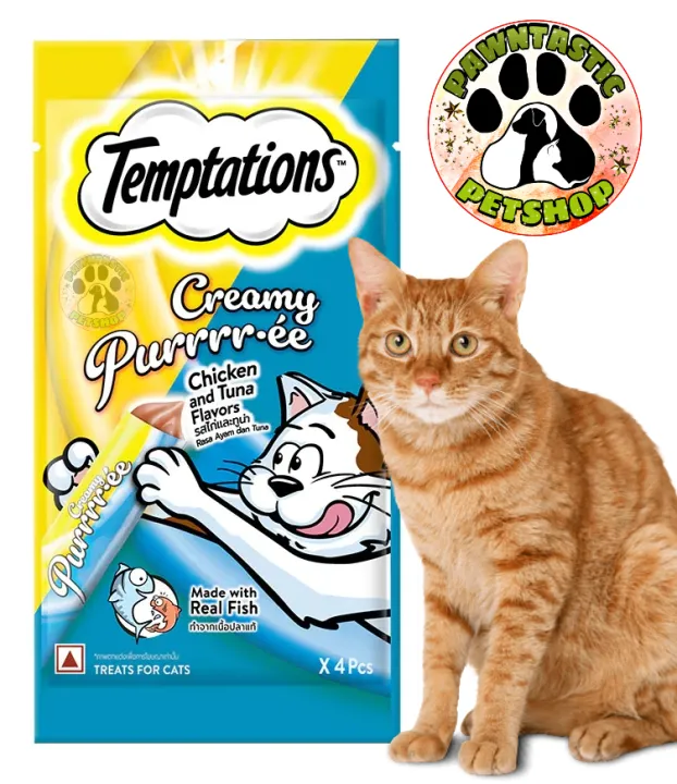 Temptations Creamy Puree 48g - Chicken & Tuna | Lazada PH