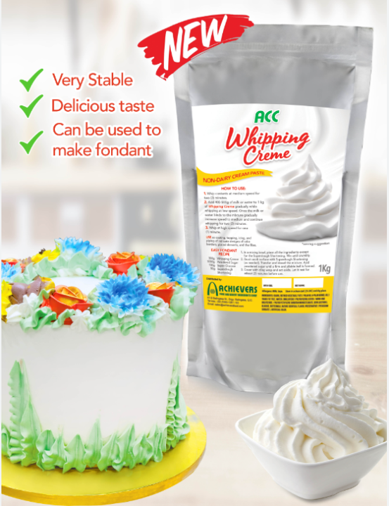 ACC Whipping Creme Non Dairy Cream Paste 1kg | Lazada PH