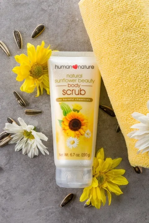 Human Nature Sunflower Beauty Body Scrub 190g | Lazada PH