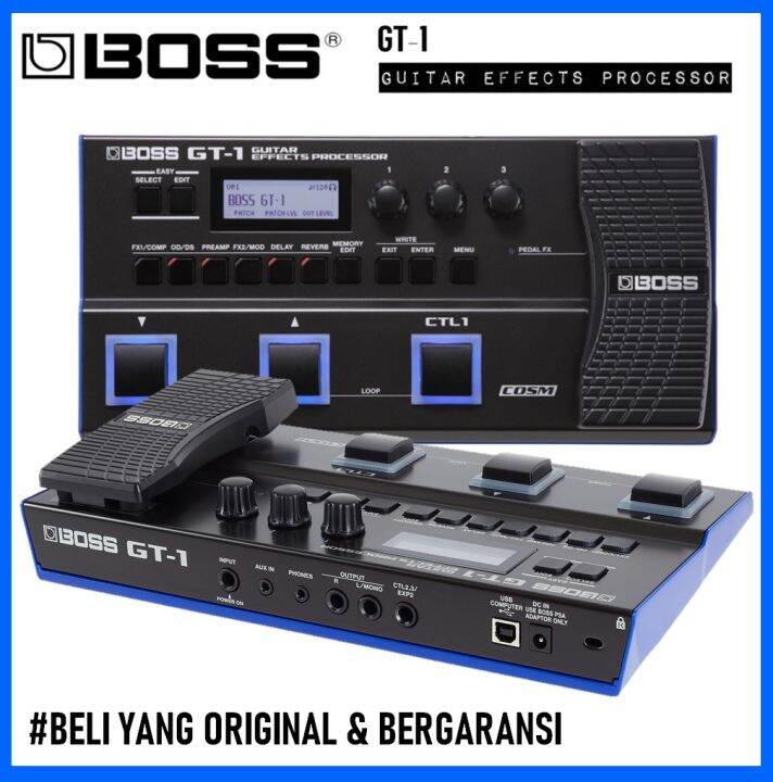 BOSS GT1/ Efek Gitar Boss GT 1 Multi Effect Processor Original | Lazada Indonesia
