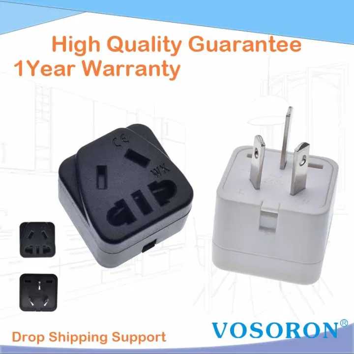 3Pin AU NZ Power Plug Adapter 3 pin New Zealand Australia Travel Plug ...