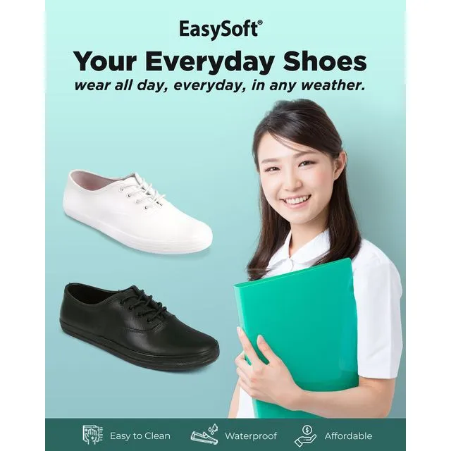 EasySoft ANYA by World Balance Jelly Shoes Black White Waterproof Shoes for Women | Lazada PH