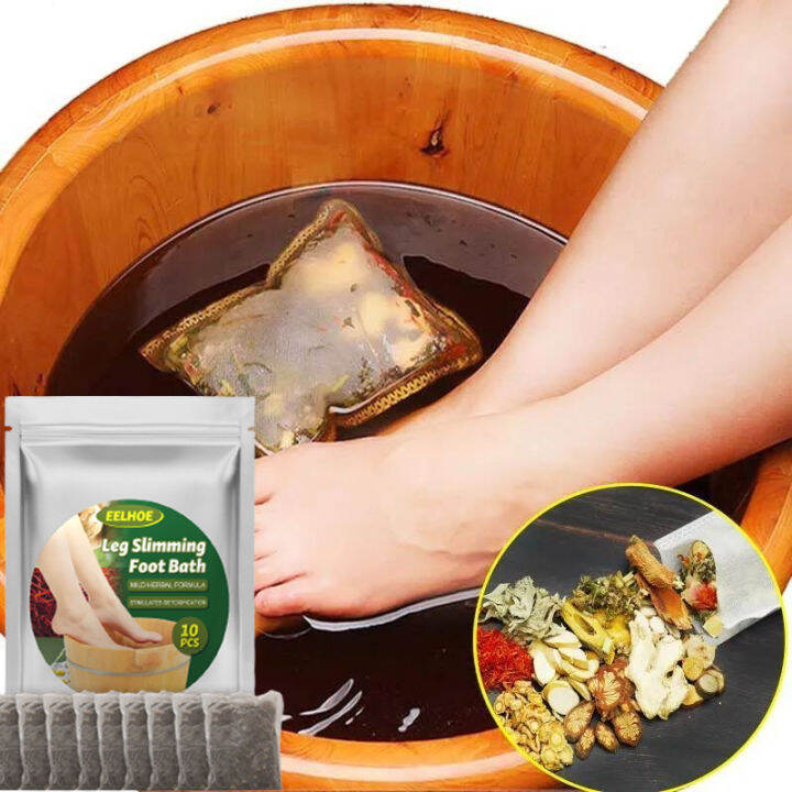 10 Pcs herbal foot bath bag Ginger Foot Soak original weight loss ...