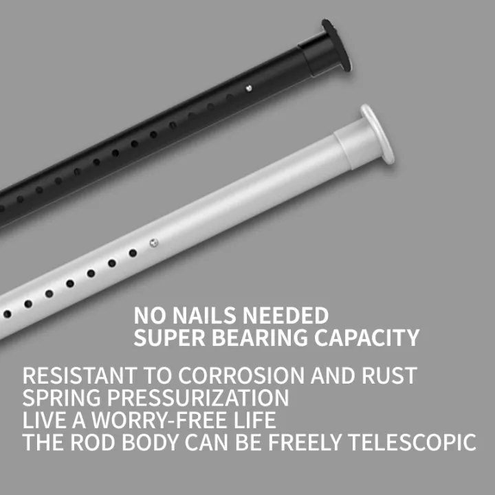 Stainless steel adjustable telescopic rod extended multifunctional ...