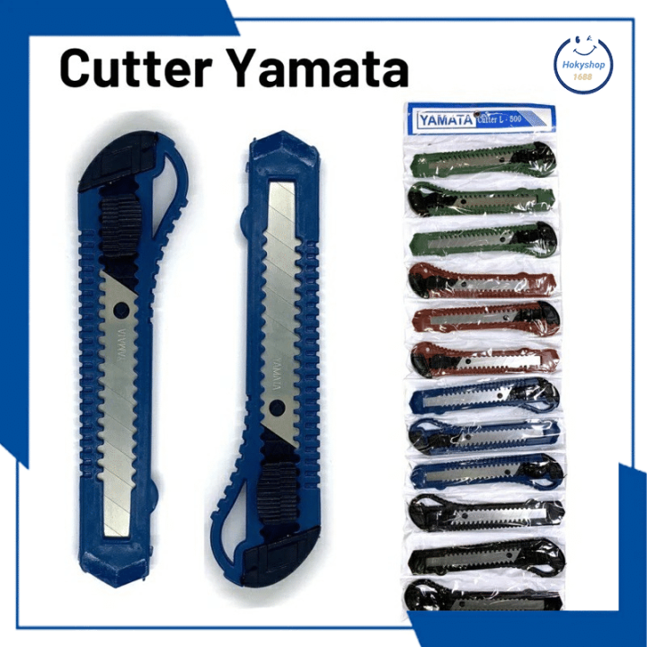 1 Pcs Pisau Cutter Yamata Jenia Piso Kater Cuter Pemotong Dus ATK DLL | Lazada Indonesia