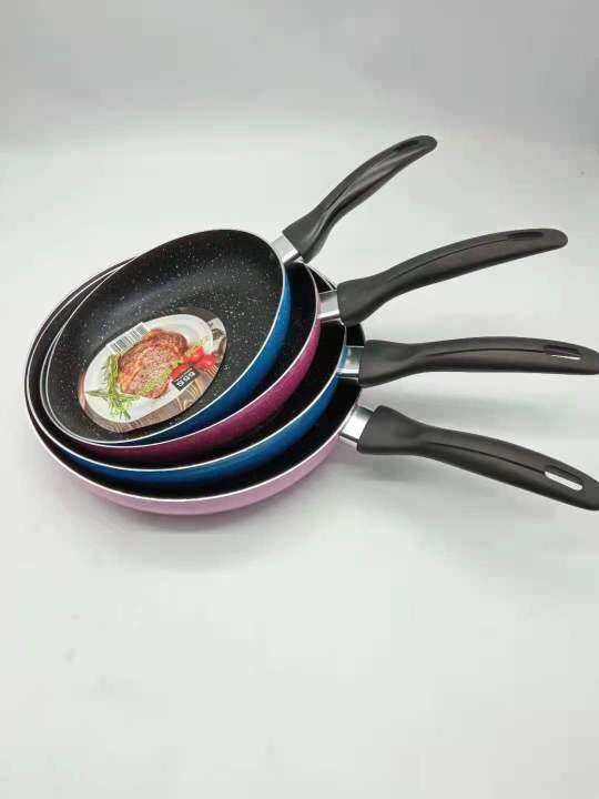 555 MAKAPAL High Quality Marble Pan Frying Pan | Lazada PH