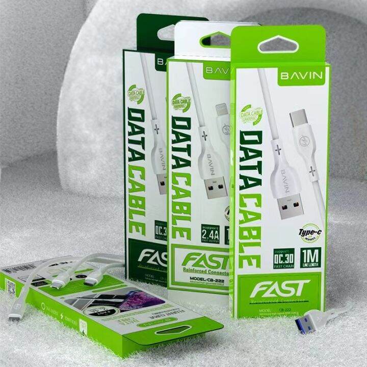 BAVIN CB222 Fast Charging Data Cable Durable Cable PVC Coated Wire For ...
