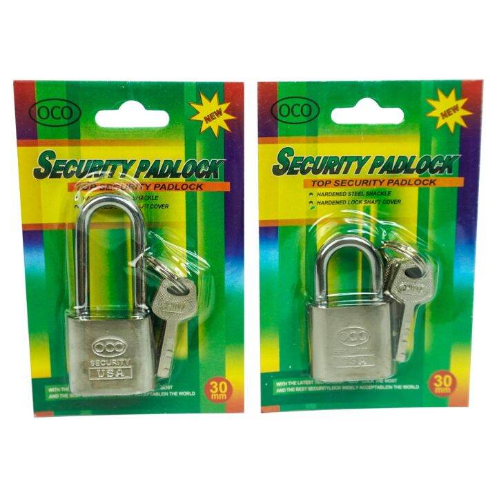 DV Deals 30mm Multipurpose Padlock with 3 Keys Anti-theft Lock Keys ...