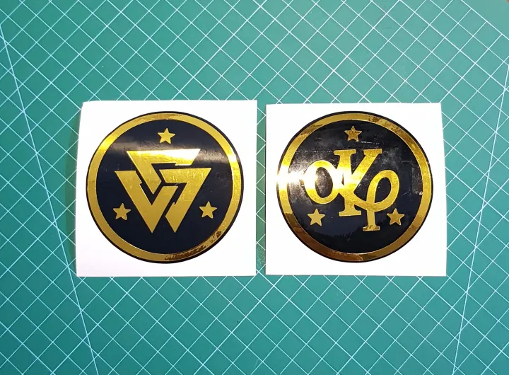 FRAT LOGO YAYAMANIN GOLD STICKER DECALS 3 iNCHES | Lazada PH