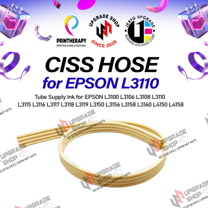 CISS Hose | Tube Supply Ink for EPSON L3100 L3106 L3108 L3110 L3115 ...