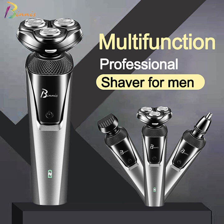 Philips Electric Shaver Razor for Men 3 In 1 Rechargeable Shaving Beard ...
