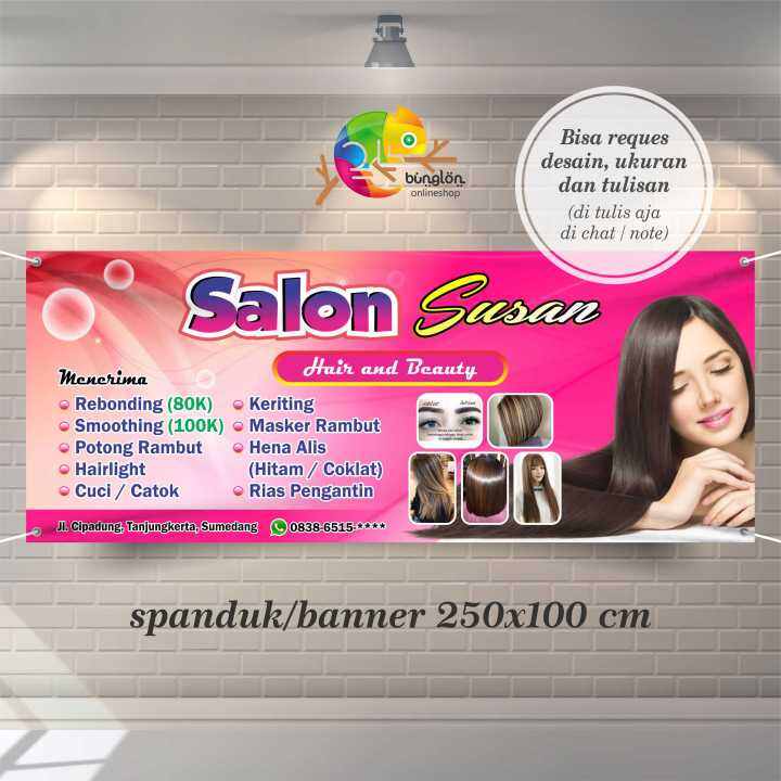 Spanduk, Banner Salon | Lazada Indonesia