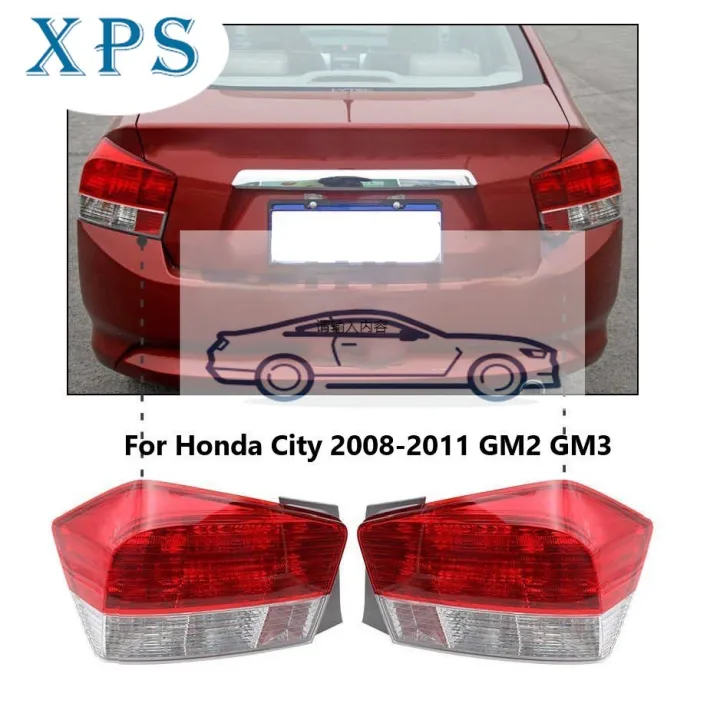 xps Tail Lamp light For Honda City 2008 2009 2010 2011 GM2 GM3 Tail ...