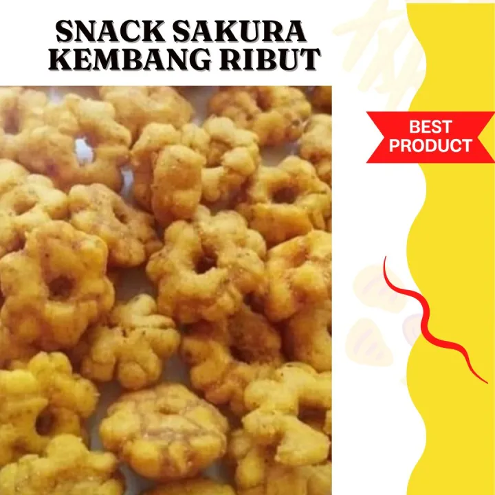 SNACK SAKURA KEMBANG RIBUT SNACK JADUL GURIH | Lazada Indonesia