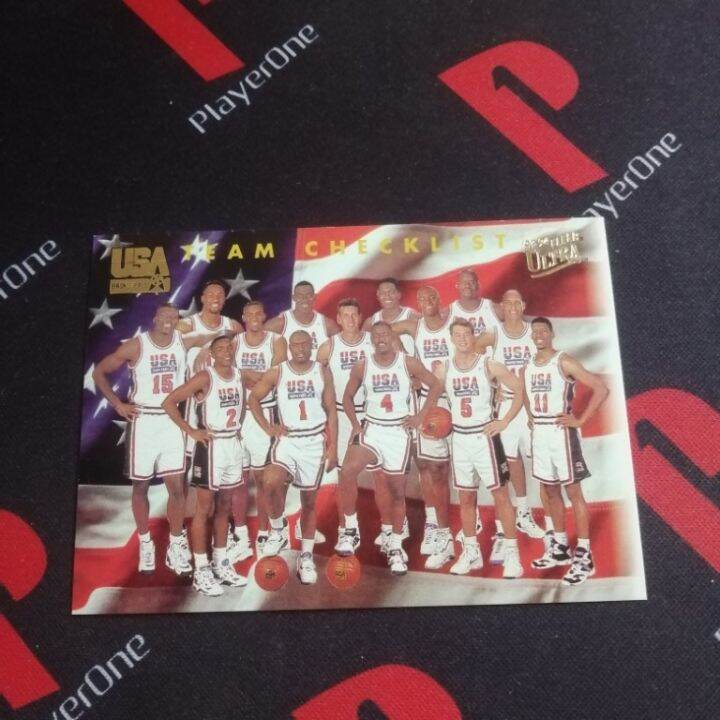 93-94 Fleer Ultra USA Olympic Team NBA Card | Team Checklist | 30 Yr ...