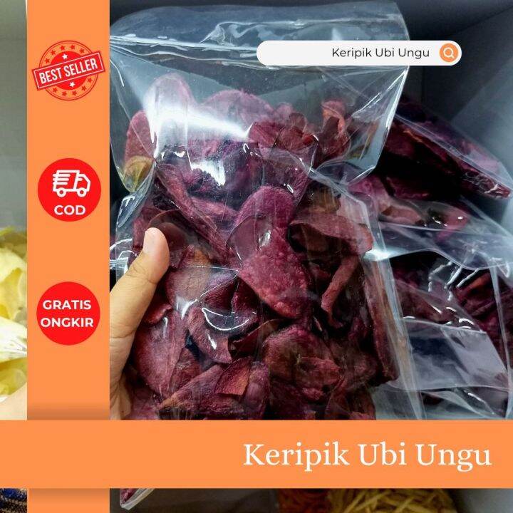 KERIPIK KETELA UBI UNGU KRIUK GURIH 250gr | Lazada Indonesia