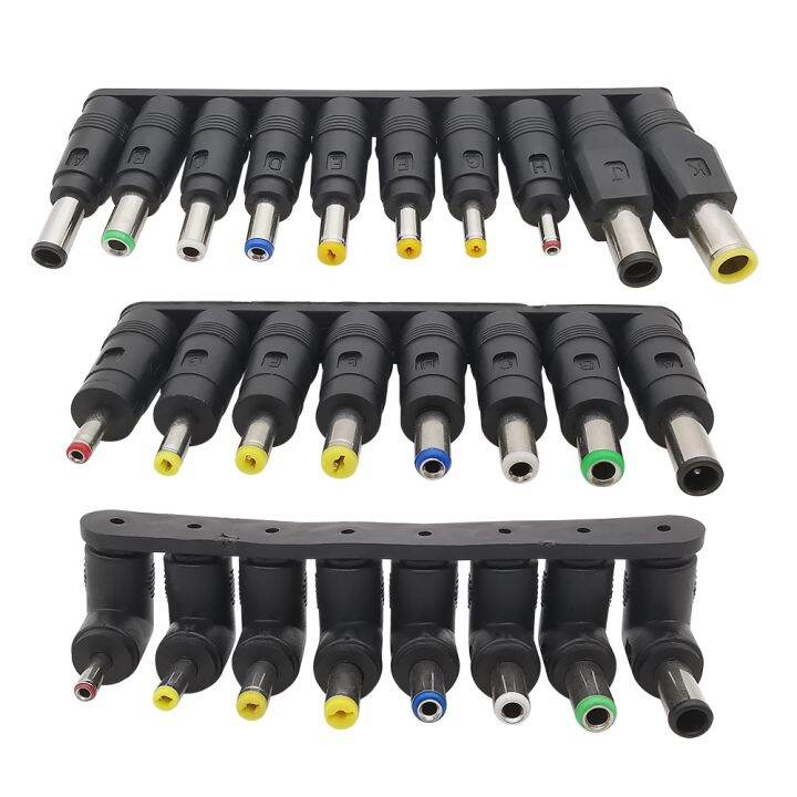 Universal Laptop DC Power Supply Adapter 5.5x2.1mm Female to Male Tips ...