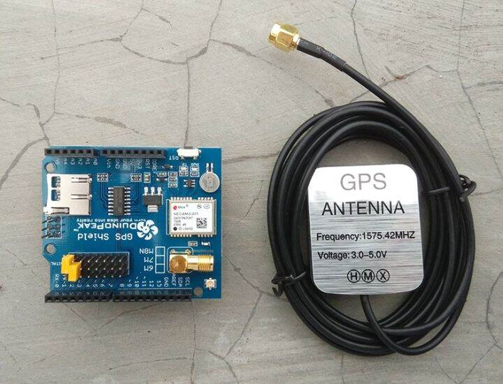 Duinopeak NEO-6M GPS Shield with Active Antenna | Lazada Indonesia