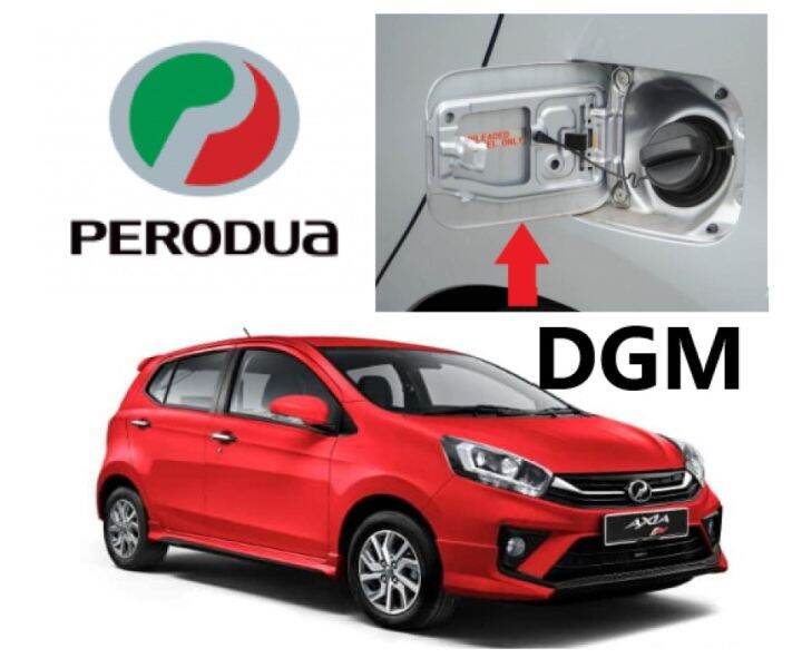 100% Original Perodua Axia (2014-2022) Fuel Lid Lock Plate/Fuel Tank ...