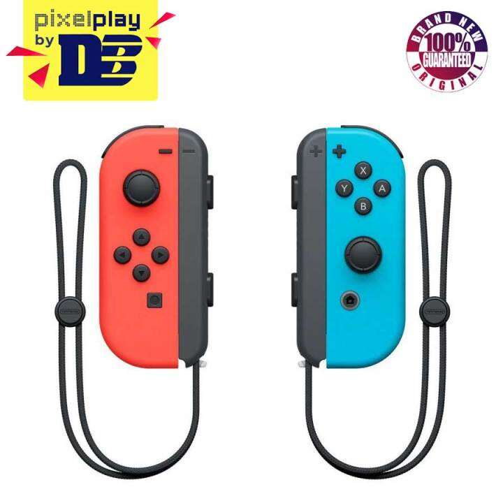 Nintendo Switch Joy-Con Controller Neon Red(R)/ Neon Blue(L) (Kor Ver ...
