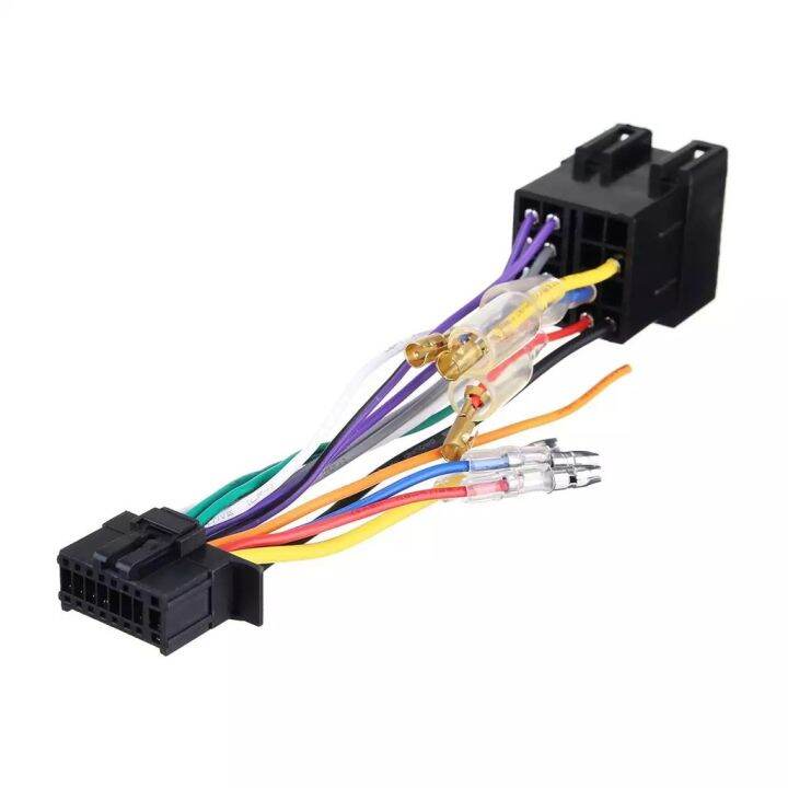 Pioneer 16 Pin ISO Wiring Harness Connector Adaptor Car Stereo Radio ...