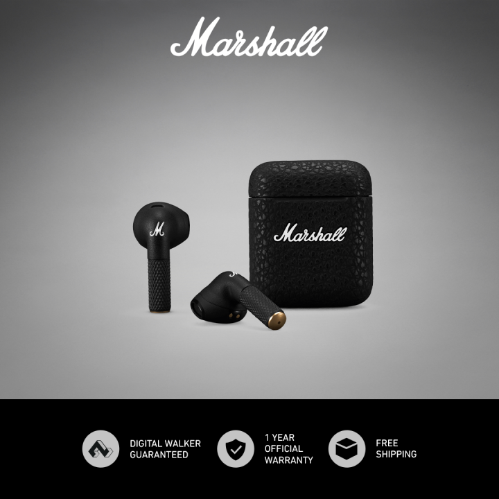 New Genuine Marshall Minor III True Wireless Earbuds - Black | Lazada PH