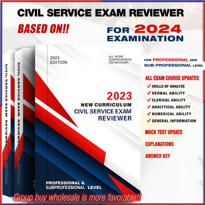 civil service reviewer 2024 new exam scope new course majors and sub ...