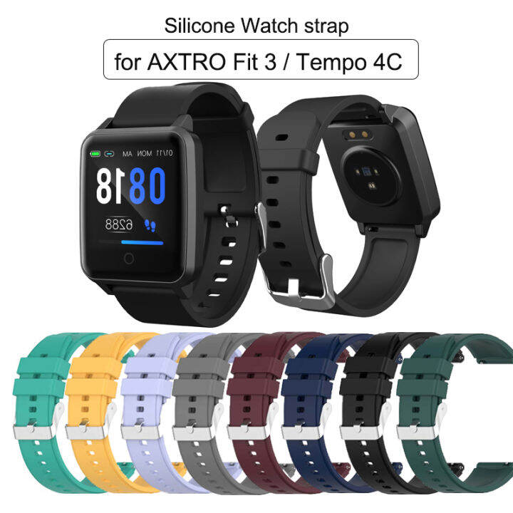 Soft Watch Strap for AXTRO Fit 3 Replacement Smart Watch Strap For Axtro Tempo 4C Sports ...