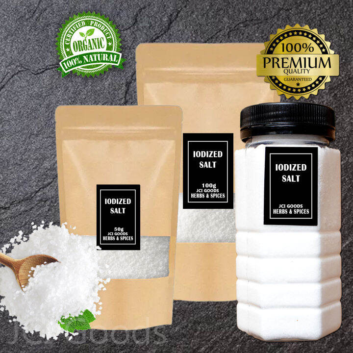 IODIZED SALT Herbs and Spices 200ml/100g/50g | Lazada PH