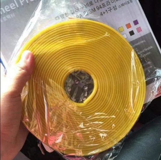Rim guard wheel protector yellow | Lazada PH