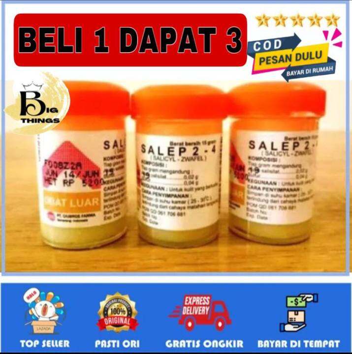 Paket 3 Pcs Salep Gatal Zwafel 24 Cream 15gr, Salep Zwafel 24, Zwafel ...