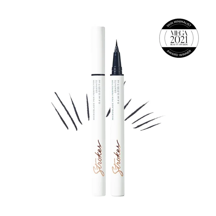 Strokes Microblade Pen Perfector in Graphite Ultra-fine Brow Detailing ...