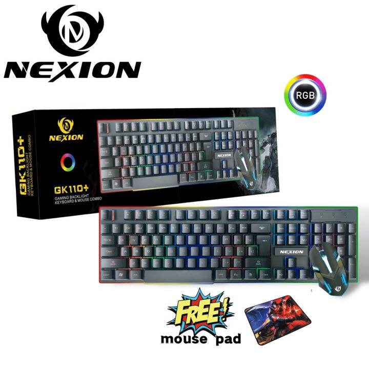 rakk keyboard NEXION GK-100 Amazing Swiftness Rainbow LED Gaming ...