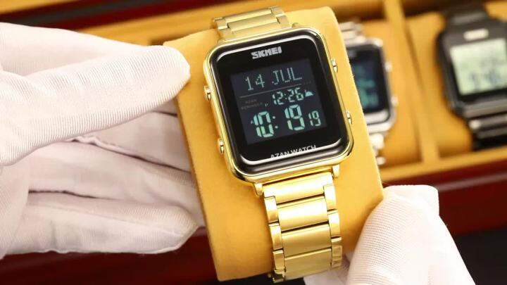 SKMEI Back Light Display Muslim Azan Digital Watches For Prayer with ...