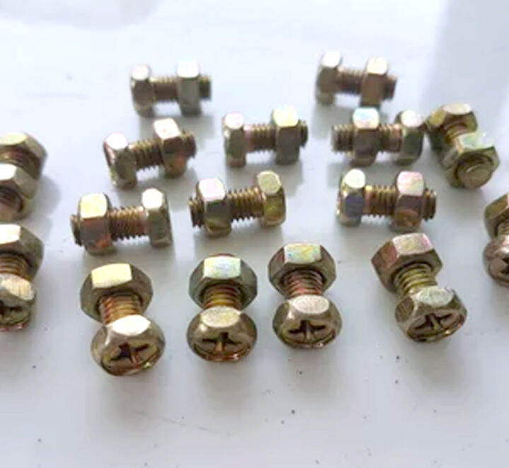 [PAKET 10 PCS] Baut Aki 5 x 10 Set Mur M5/ Baut Aki Bulat | Lazada ...