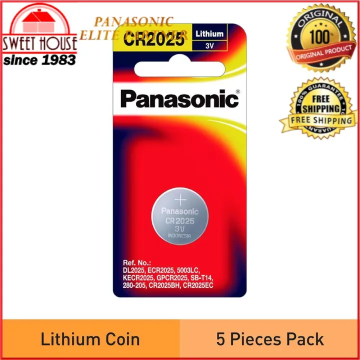 PANASONIC COIN CELL BATTERY 3V (CR-2025) | Lazada