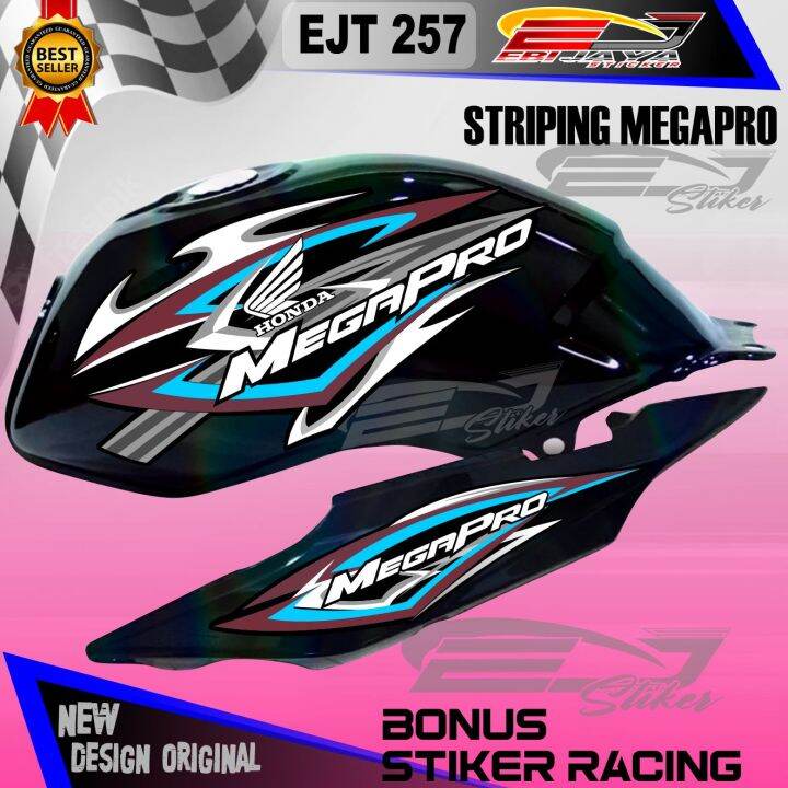 STICKER STRIPING HOLOGRAM MEGAPRO PRIMUS LIS BODY MOTOR MEGAPRO STRIPING MP STIKER MEGAPRO ...
