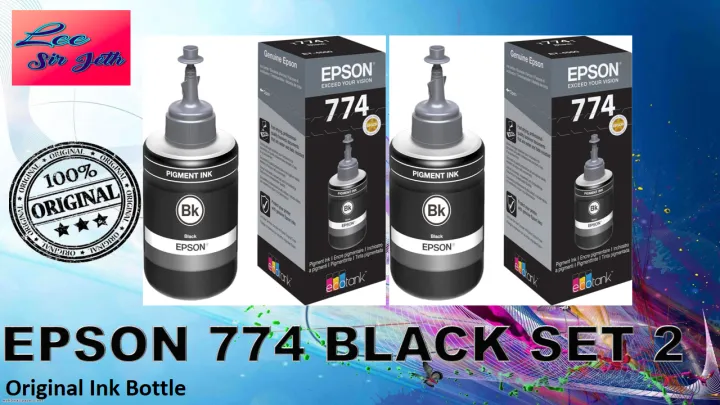 Epson T7741 Black Original Ink Bottle Set of 2 | Lazada PH
