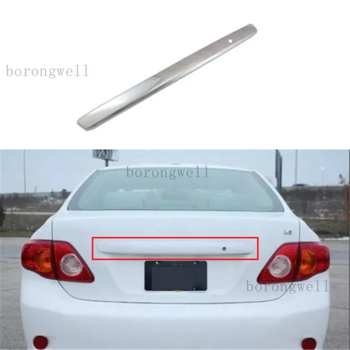 Chrome Car Rear Trunk Molding Lid Cover Trim For Toyota Corolla 2008 ...