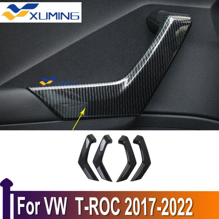 Xuming สำหรับโฟล์คสวาเกน T-roc TROC 2017-2021 2022คาร์บอนไฟเบอร์ภายใน ...