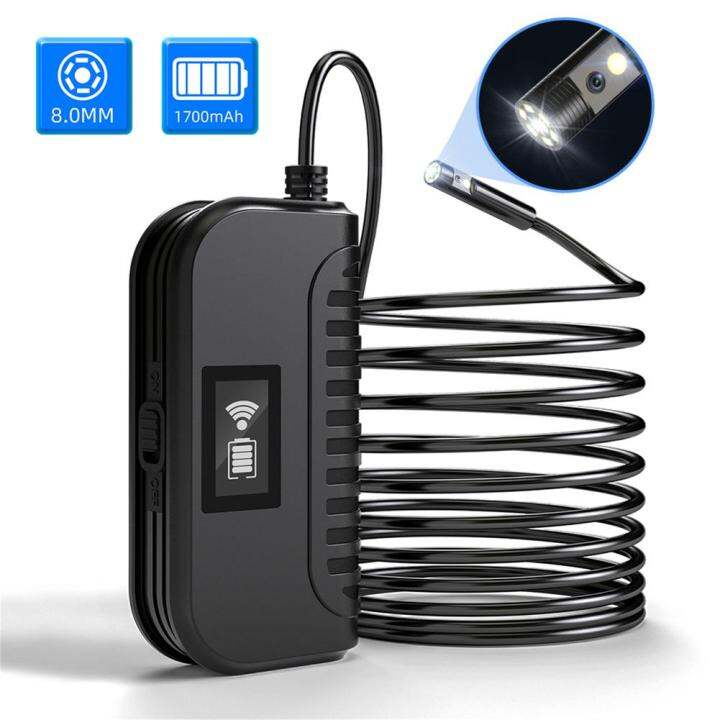 Hd Wireless Endoscope Ip68 Waterproof Camera Wifi Borescope Inspection ...