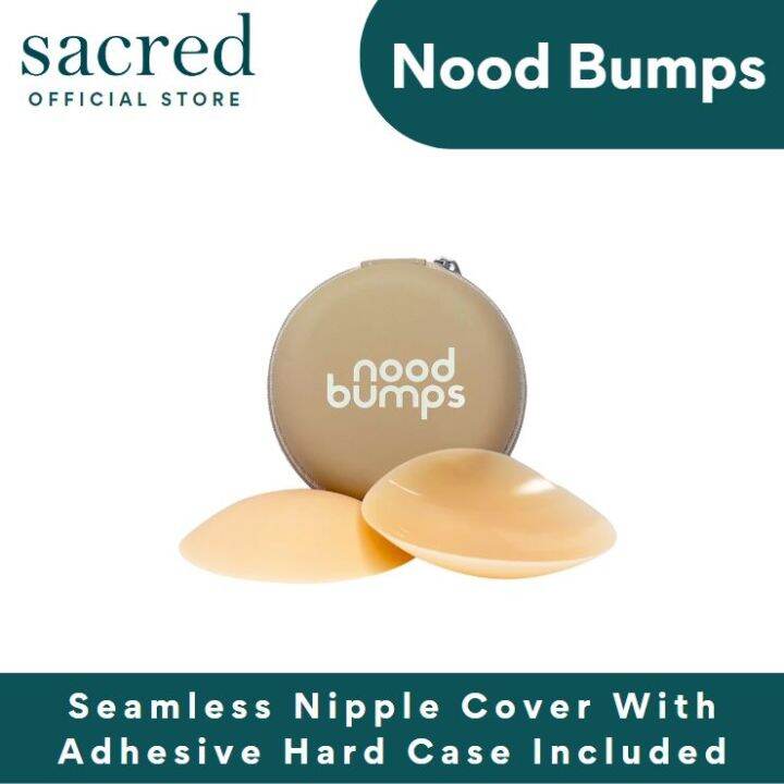 Classic Nood Bumps Seamless Nipple Cover With Adhesive Hard Case ...