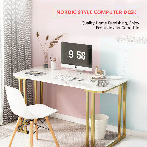 Computer Desk Table Computer Desk modern student table in the bedroom Nordic Computer Desk ...