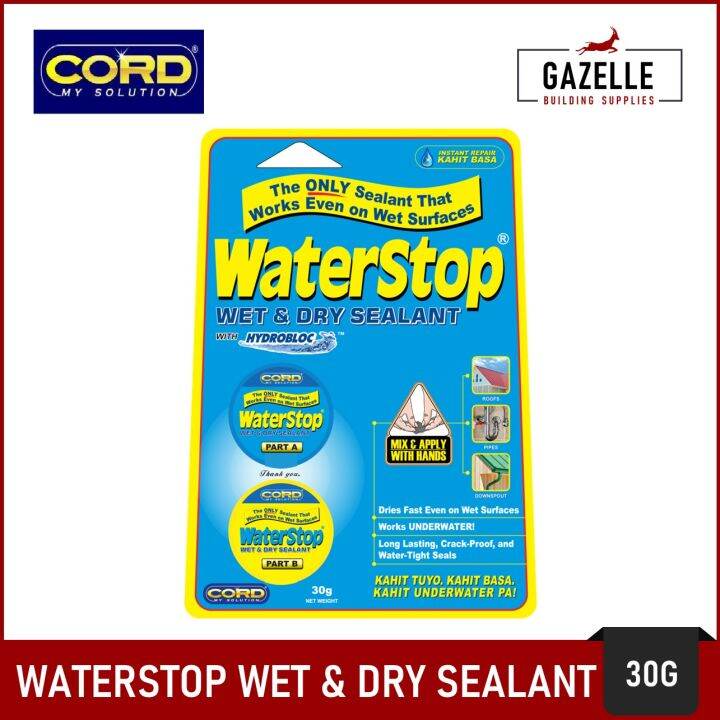 Waterstop Wet and Dry Sealant 30ml / 60ml / 200ml | Lazada PH