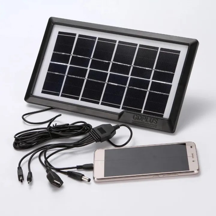 【Ready Stock】 GDPLUS GD-10X USB Solar Panel Charger | Lazada PH