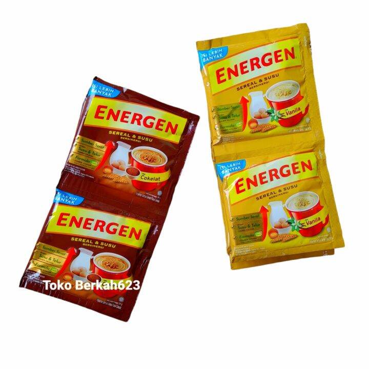 ENERGEN Coklat & Vanila 1 Renceng Isi 10 Sachet | Lazada Indonesia
